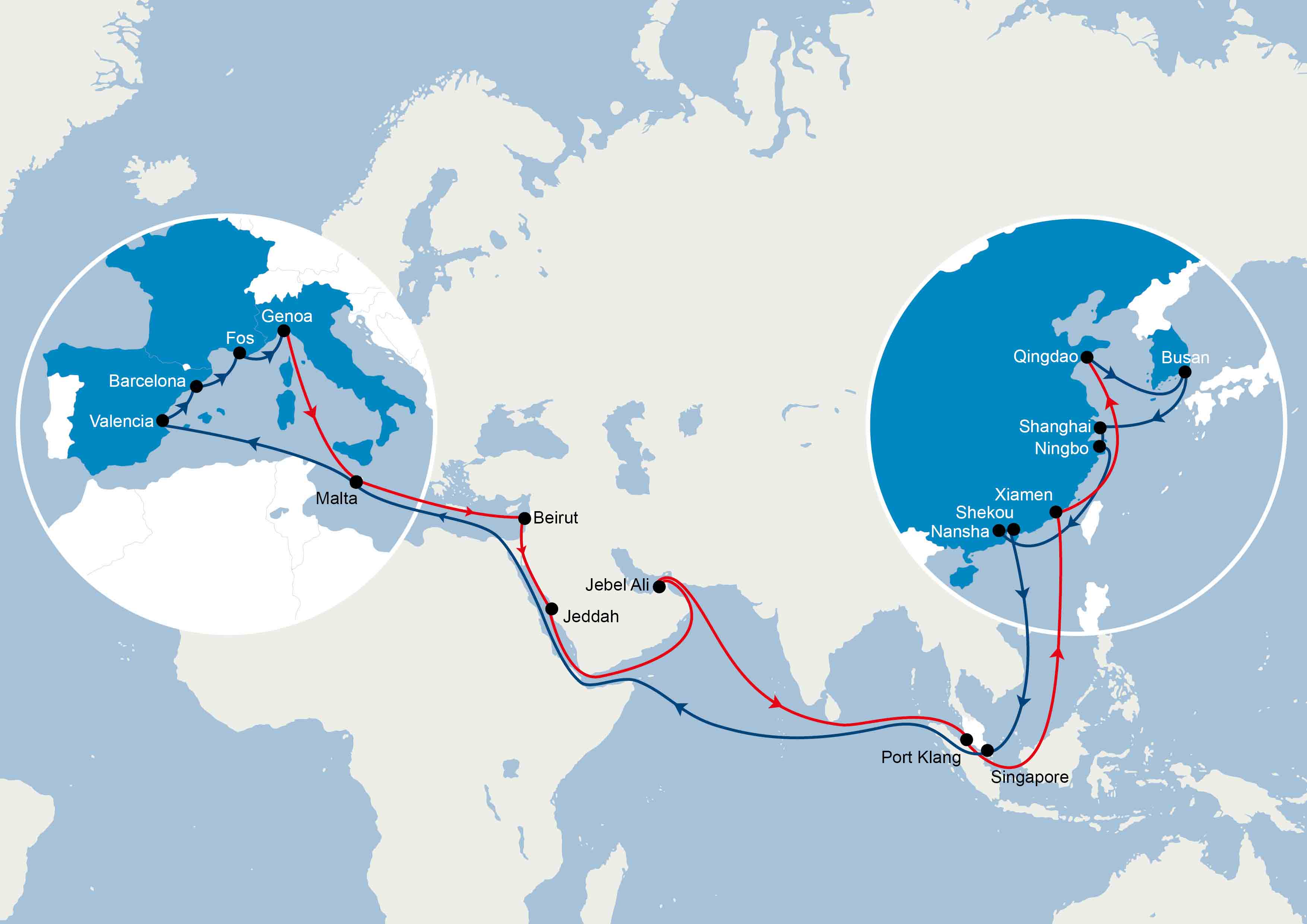 CMA CGM | CMA CGM remplace Yantian par Shekou sur son service MEX 1 reliant la Méditerranée à l'Asie